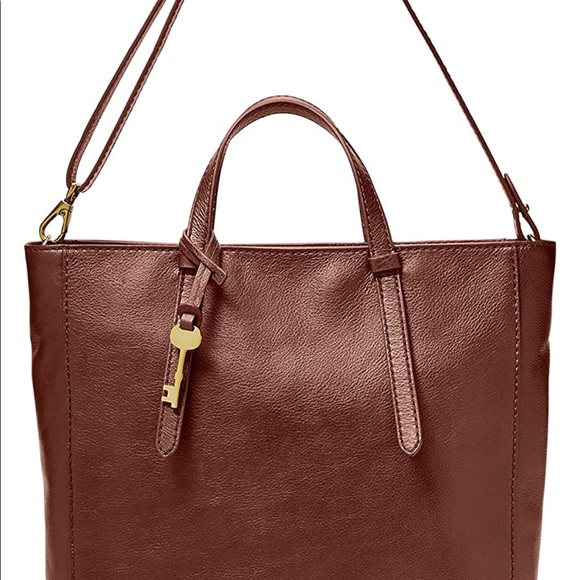 Fossil | Bags | Fossil Camilla Convertible Large Leather Backpack Never ...